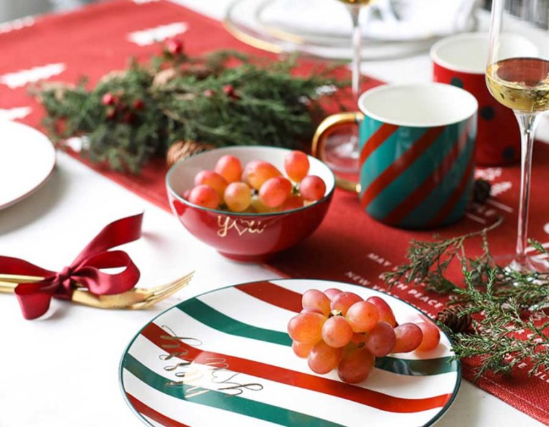 How to Host a Christmas Dinner with Ceramic Tableware - Homey Ceramic