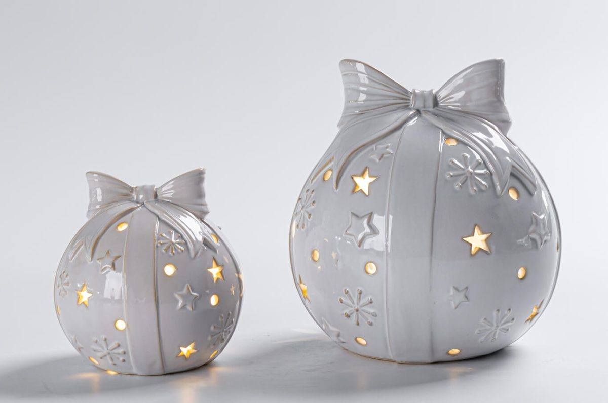 Supply Glazed Ceramic Bauble - Homey Ceramic